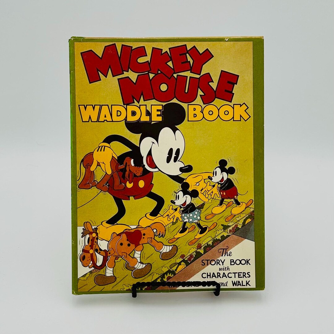 Mickey Mouse Waddle Book by Walt Disney Productions, 1992 Reprint of ...