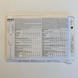 Simplicity 8640 Sewing Pattern, Retro Two Piece Dress Edwardian Downton ...