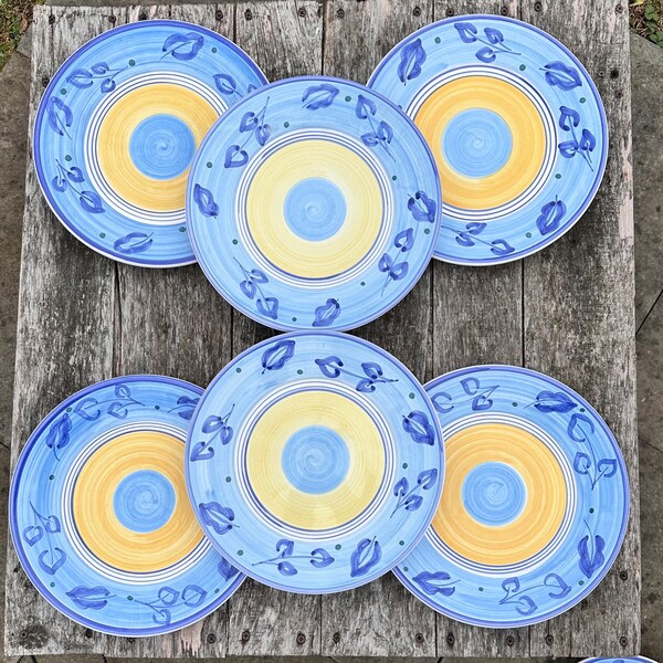 Italian Dinner Plate Set - Etsy