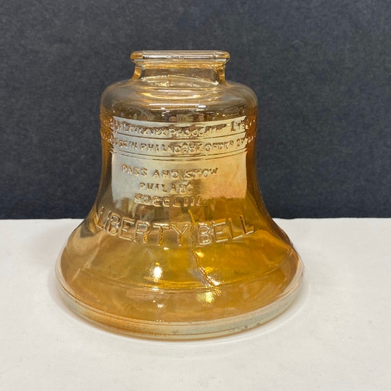 Liberty Bell Glass Bank Made by Libbey Glass Company - Etsy