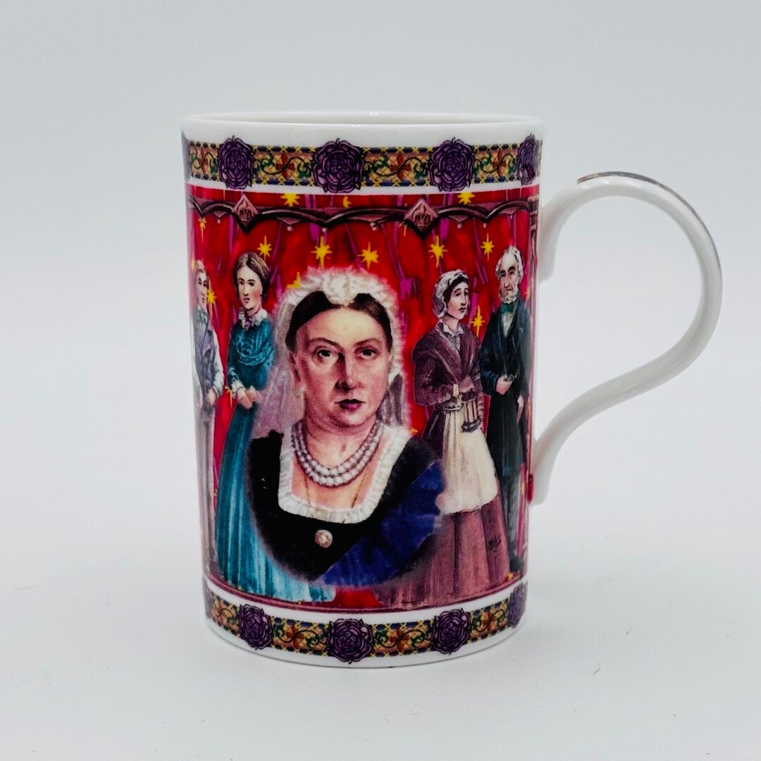 Vintage Queen Victoria Mug: James Sadler Royal Commemorative China - Etsy