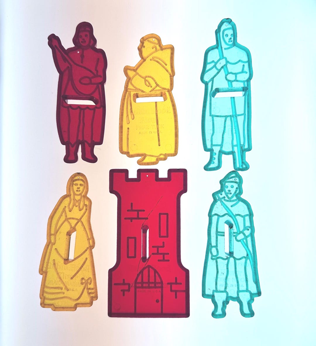 Vintage Robin Hood Flour Cookie Cutter Set of 6 1940s 1950s Kitchen ...