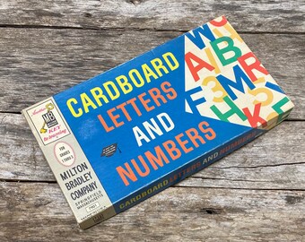 Cardboard Alphabet Letters - Etsy