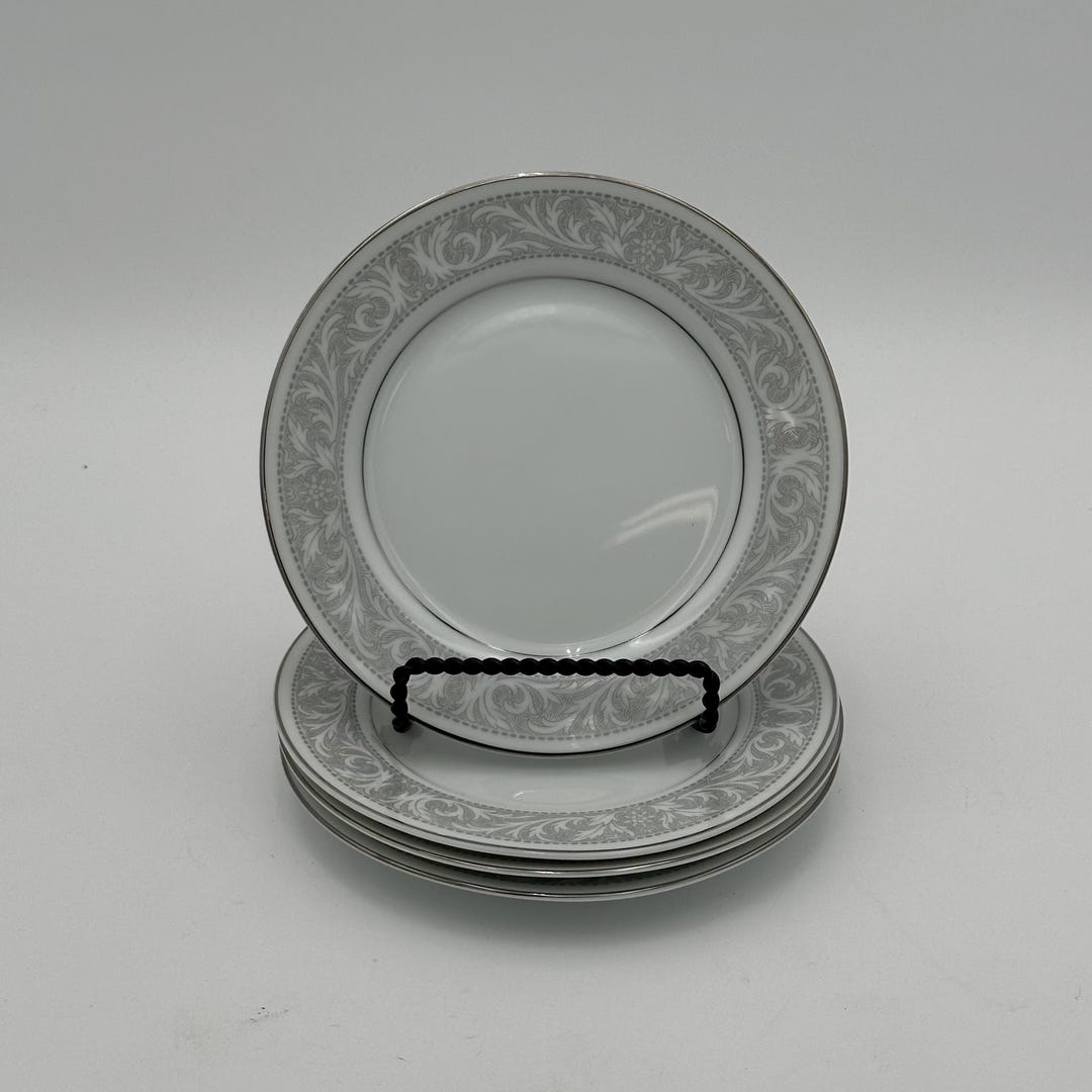 Vintage Imperial China Dinnerware Set of 4 Bread and Butter Plates, W ...