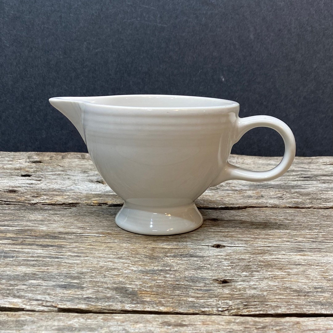 Vintage White Fiesta Individual Creamer by Homer Laughlin Fiestaware ...
