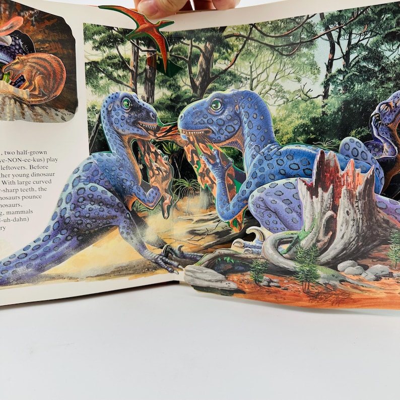 National Geographic Pop up Dinosaur Babies 1991 Action Book Vintage - Etsy