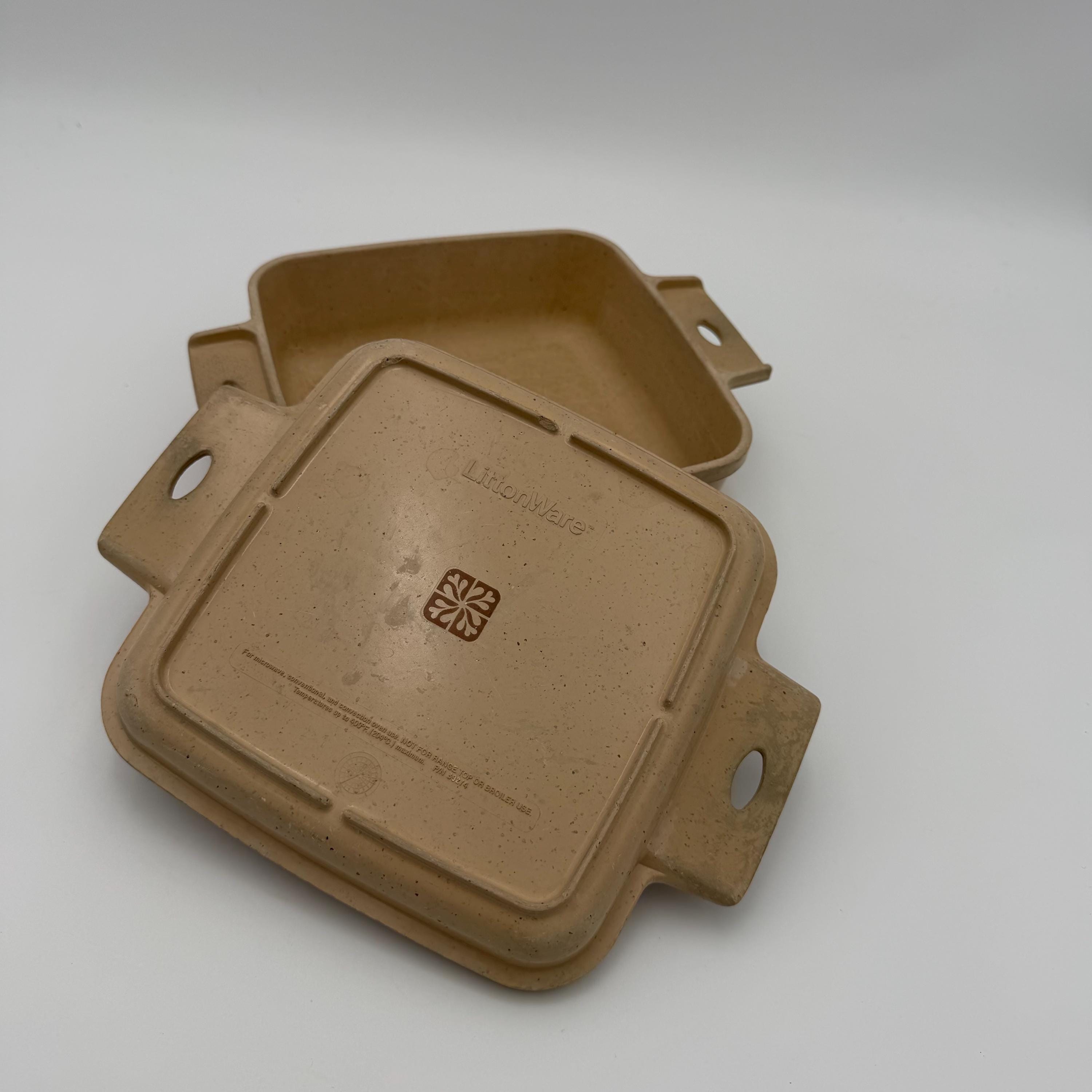 Vintage Littonware Microwave Casserole Cookware 1 QT Microwave Oven ...