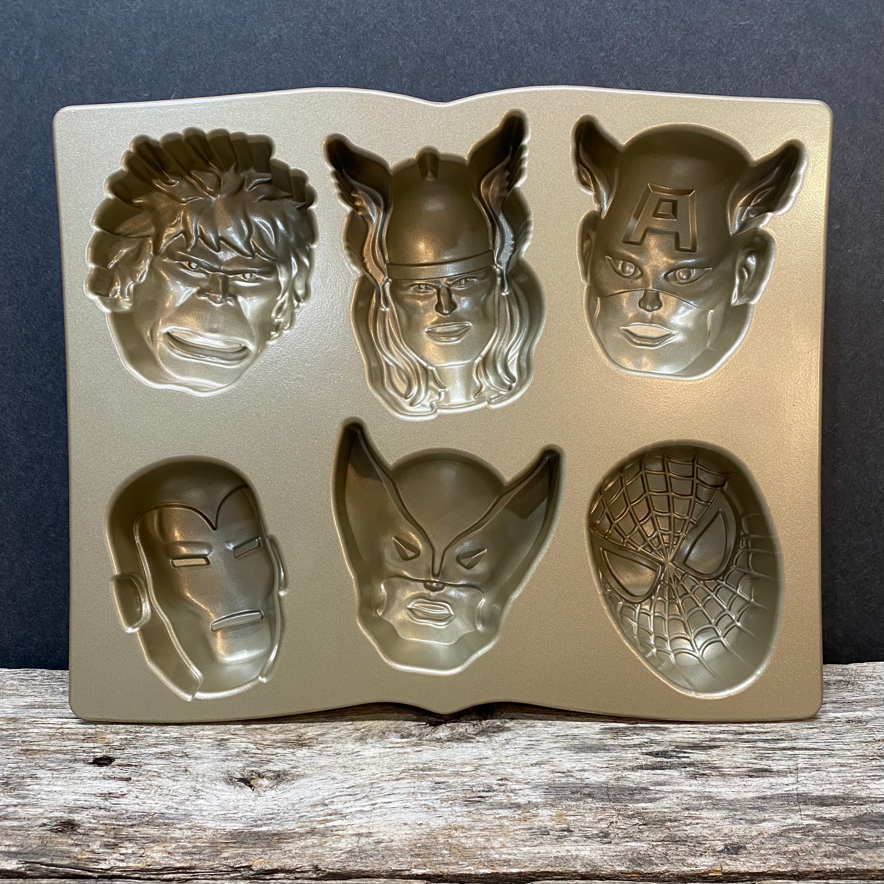 Marvel Superhero Cakelet Pan Nordic Ware Captain America | Etsy