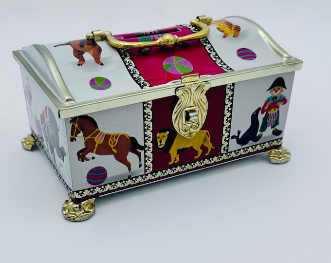 Vintage Circus Animal Tin Klann Quality Tin Made in Western Germany ...