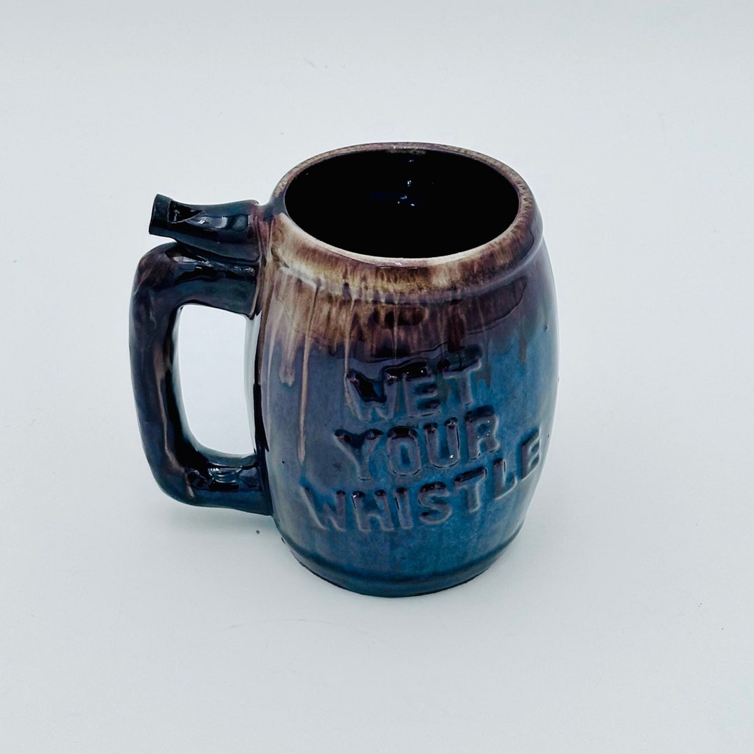 Vintage Beer Mug With Whistle on Top of the Handle, Whistle for Your ...