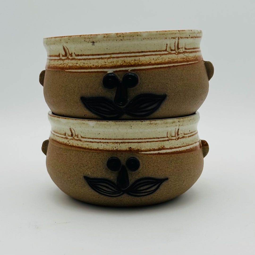 Vintage Takahashi Le Chef Bowls – Set of 2 – 1970s Hand-painted ...