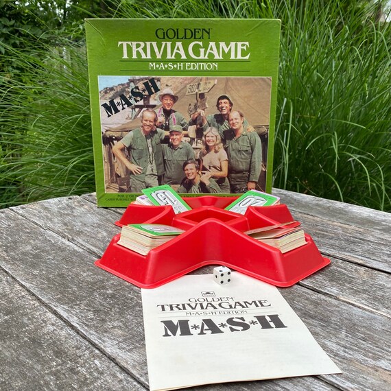 MASH Golden Trivia Game M.A.S.H. Edition Game 1984 MASH - Etsy