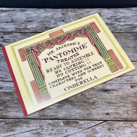 Mr. Jackson's Pantomime Theatre with Cinderella Paper Toy | Etsy