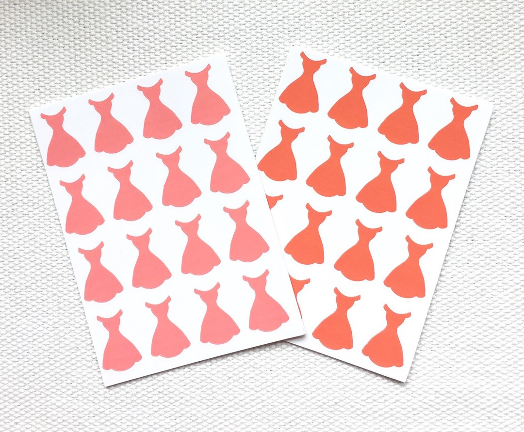 Dress Stickers - Etsy