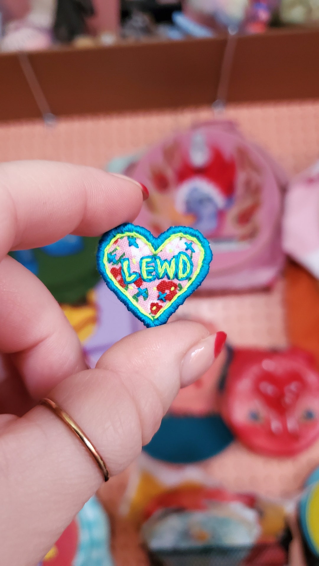 Valentine's Day Lewd Patch - Etsy
