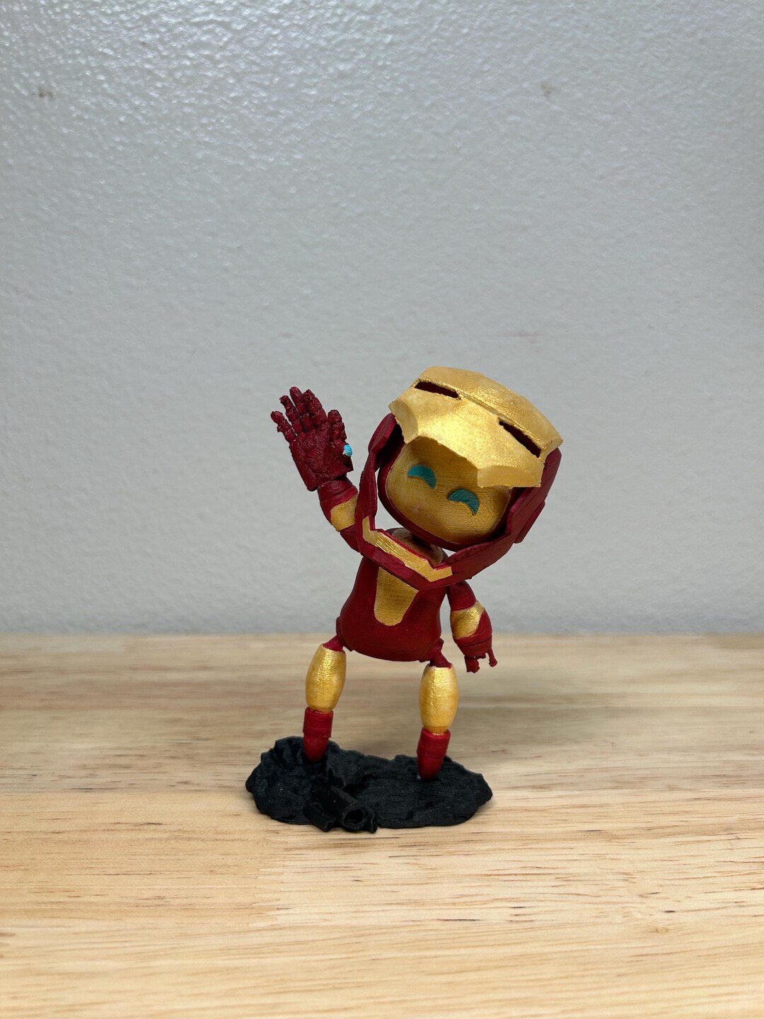 Astro Bot X Iron Man Statue • Iron Man With Infinity Stones Gauntlet ...