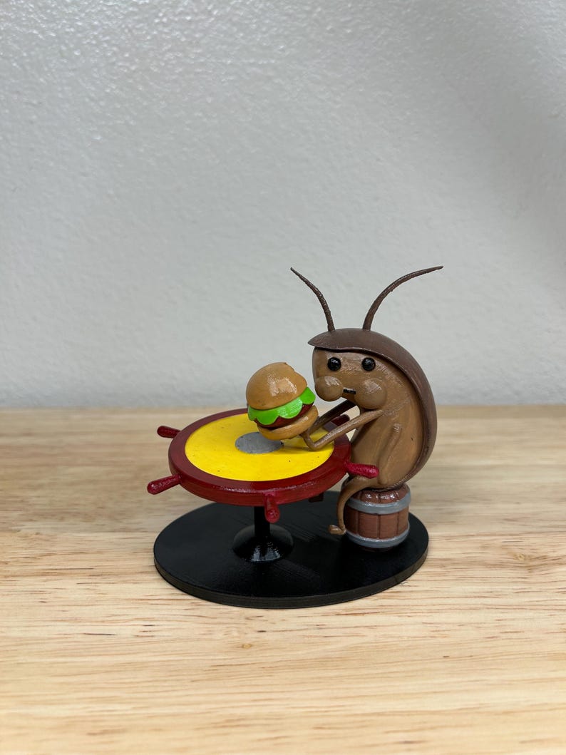 Spongebob Cockroach Eating Krabby Patty • Meme Haha • Small Cute ...