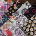 10 Ladies Flannel Handkerchiefs Set of 10 Bright and Colorful Select ...