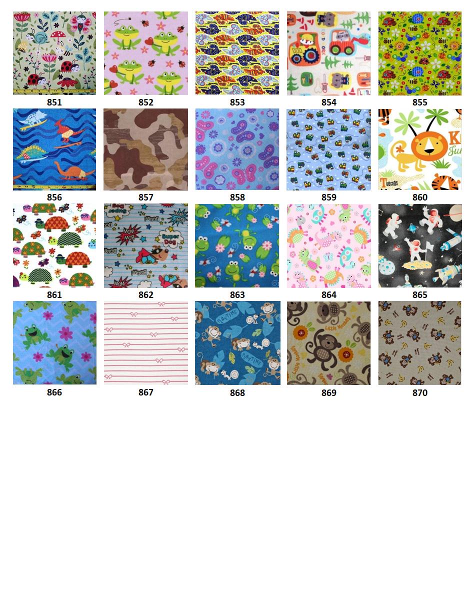 I Spy Flannel Squares - 7 Inch Squares - Gender Neutral - Girl Theme ...