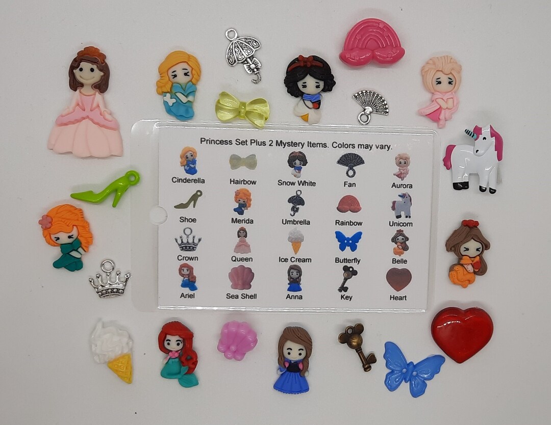 Princess Trinket Set - 22 Trinkets With Identification Card - I Spy Bag ...