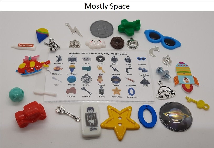 I Spy Bag Astronauts in Space Rocket Ships Seek and Find | Etsy