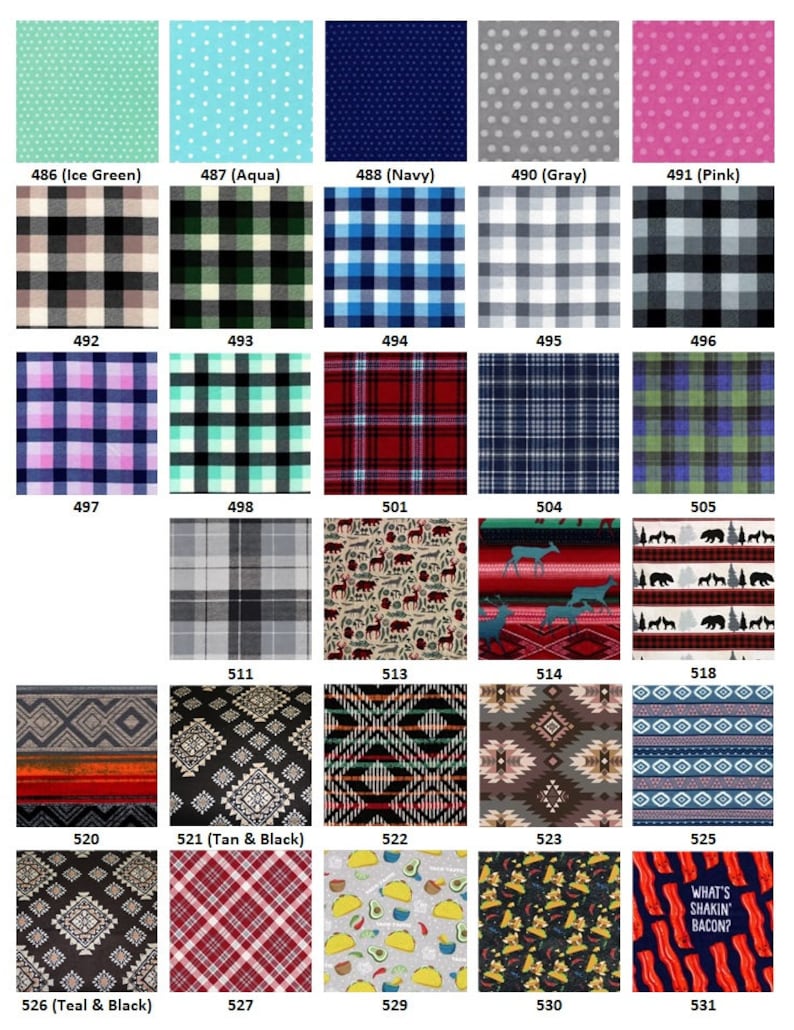 Flannel Designs Available for Viewing Purposes Only DO NOT | Etsy