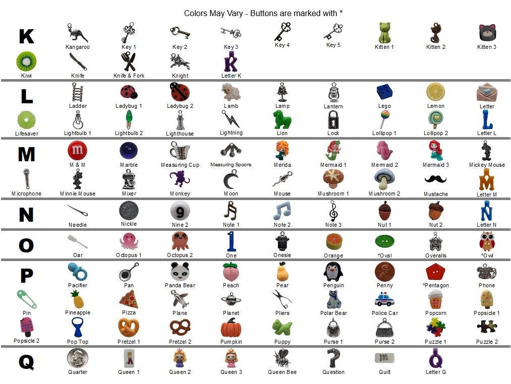 Montessori Alphabet Objects - Phonetic Objects, Great for Alphabet ...