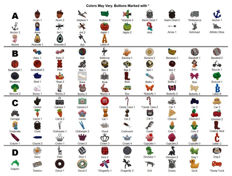 Montessori Alphabet Objects - Phonetic Objects, Great for Alphabet ...