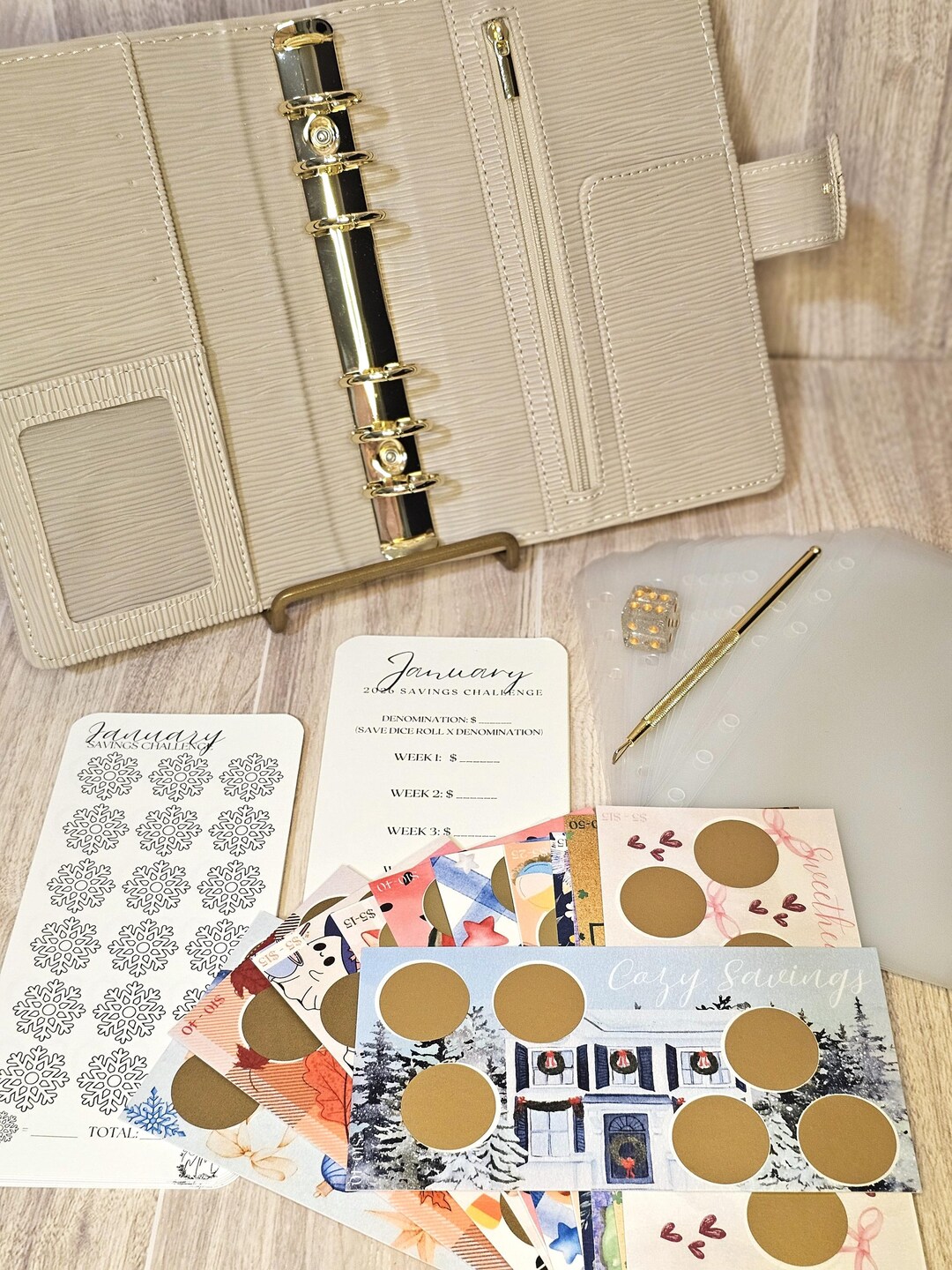 Savings Challenge Starter Bundle - Etsy