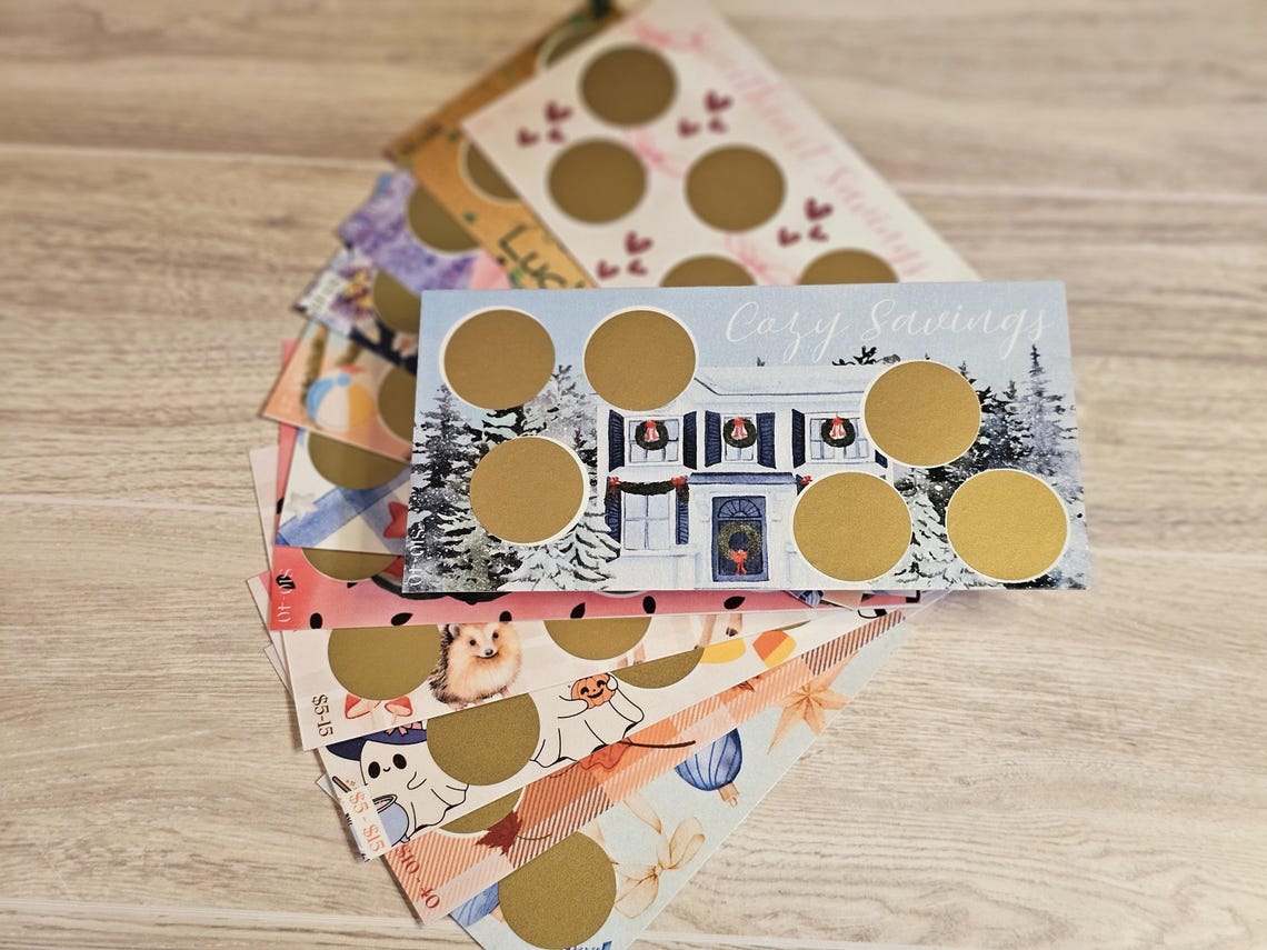 Savings Challenge Starter Bundle - Etsy