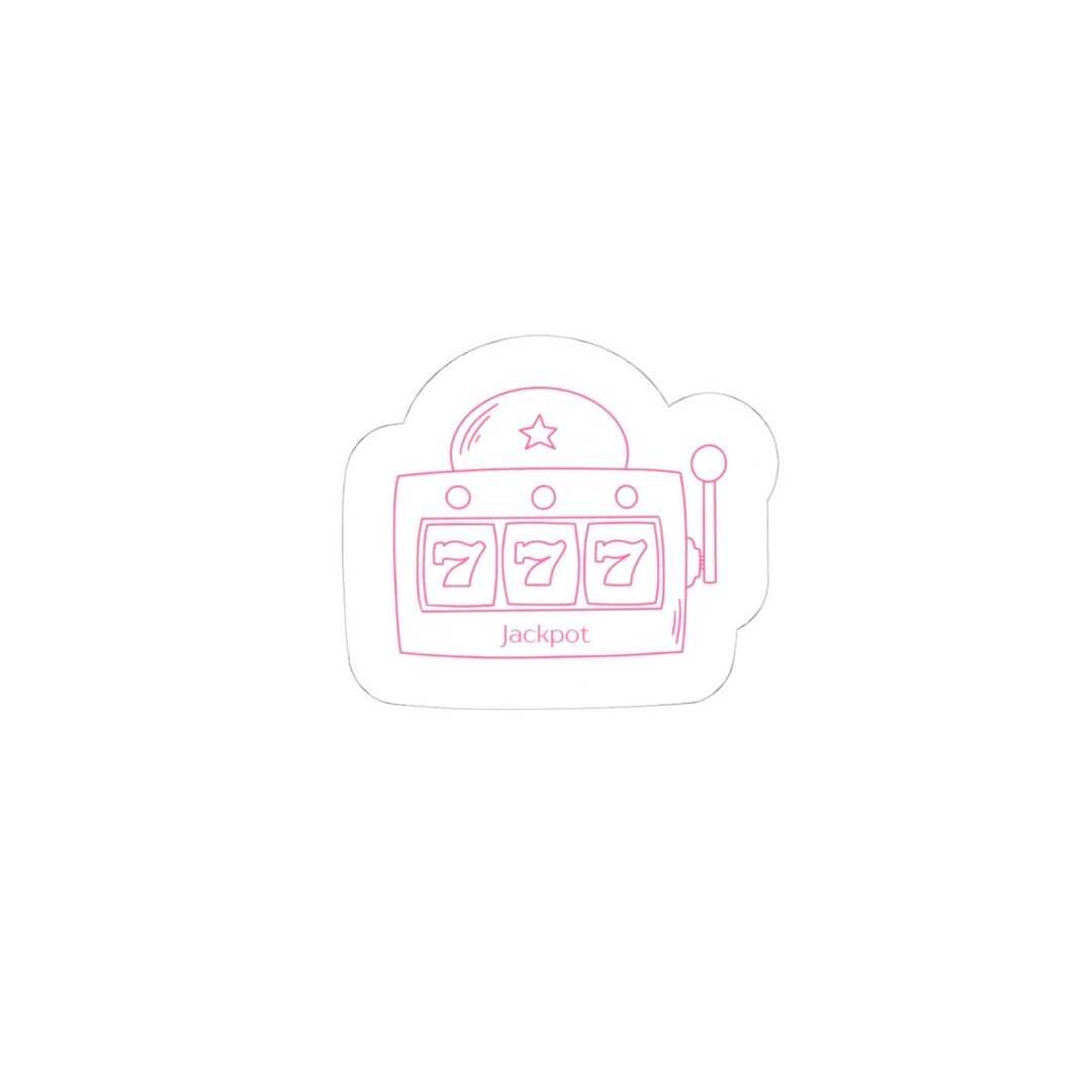 Pink Jackpot 777 Vinyl Sticker - Etsy
