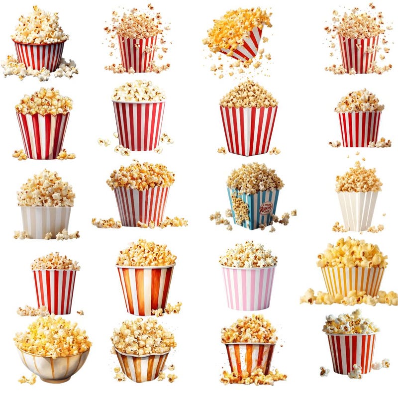 Popcorn Kawaii - Etsy