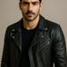 Handmade Italian Leather Biker Jacket - Vintage Motorcycle Style - Etsy