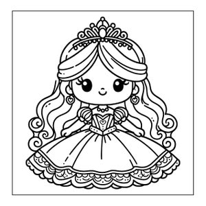 Personalized Princess Coloring Book for Girls – Custom Name Gift ...