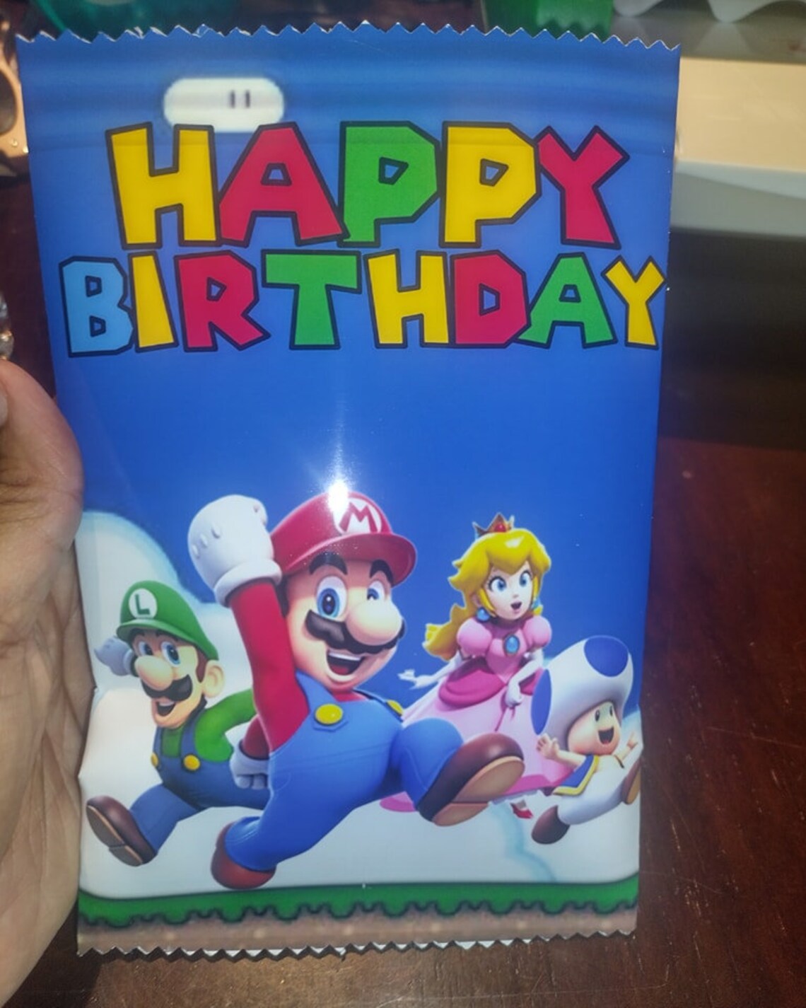 Super Mario Party Favor Set. Digital Download. Treat Wrappers. Mario ...