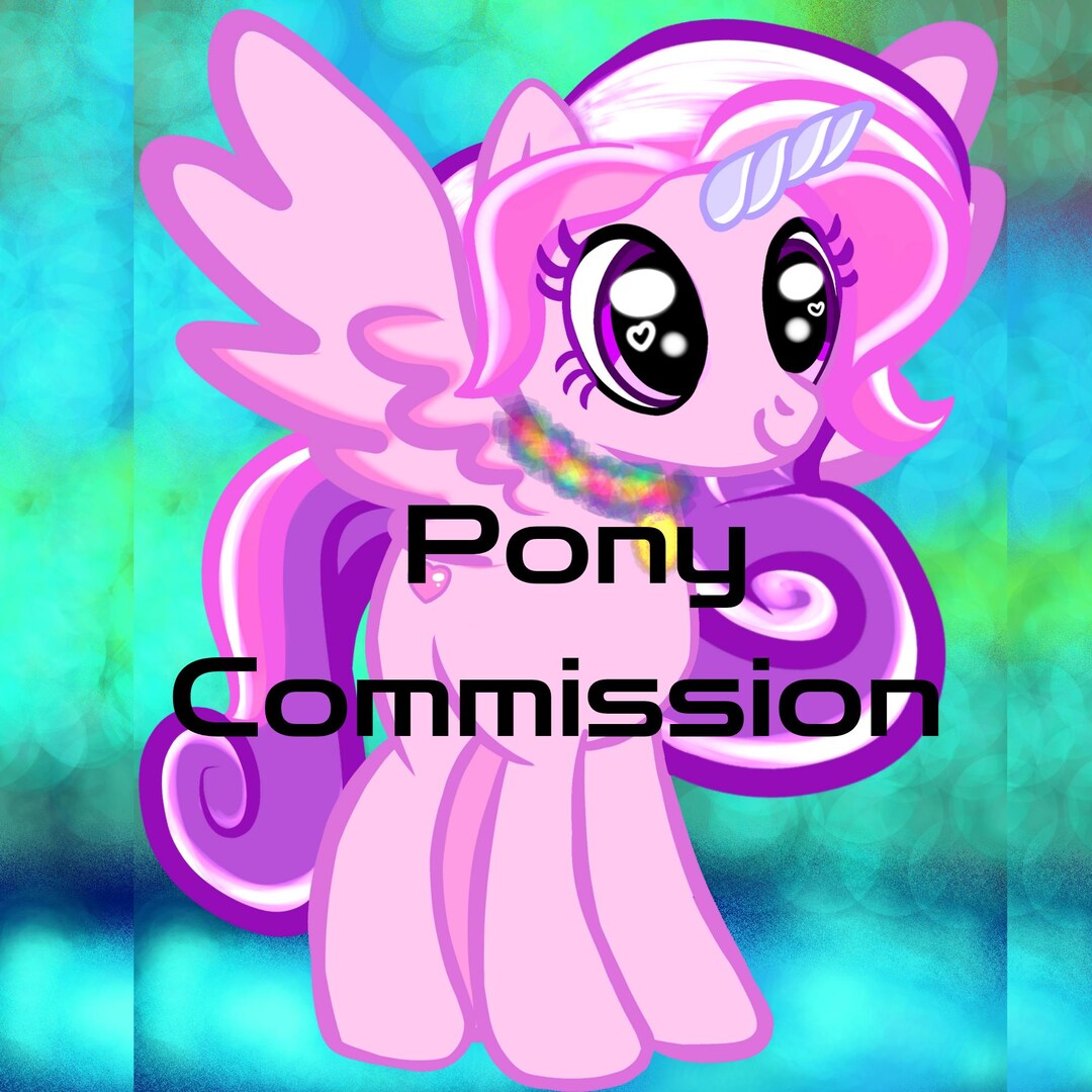 Your OC as a Pony- Digital Custom Pony Illustration - Etsy