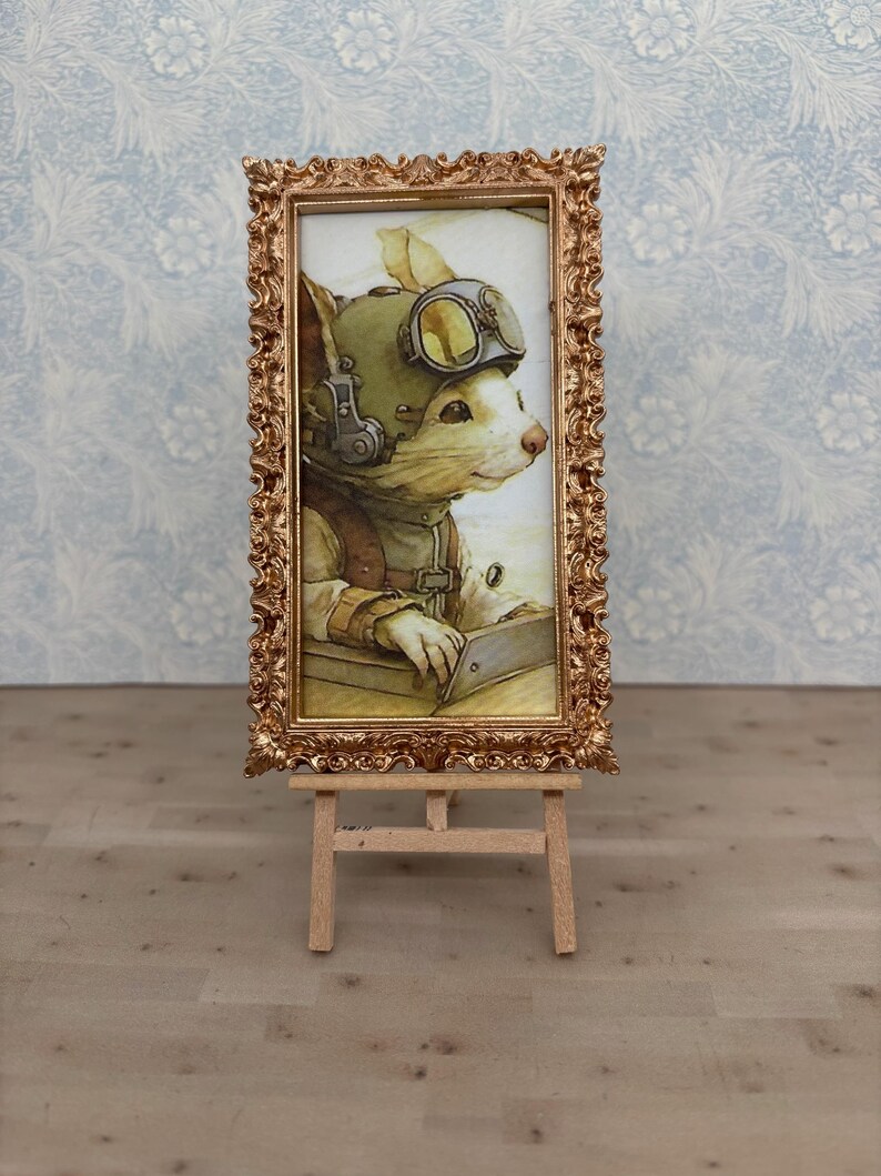 The Most Adorable Mouse Miniature Framed Print, Fantasy Mouse With ...