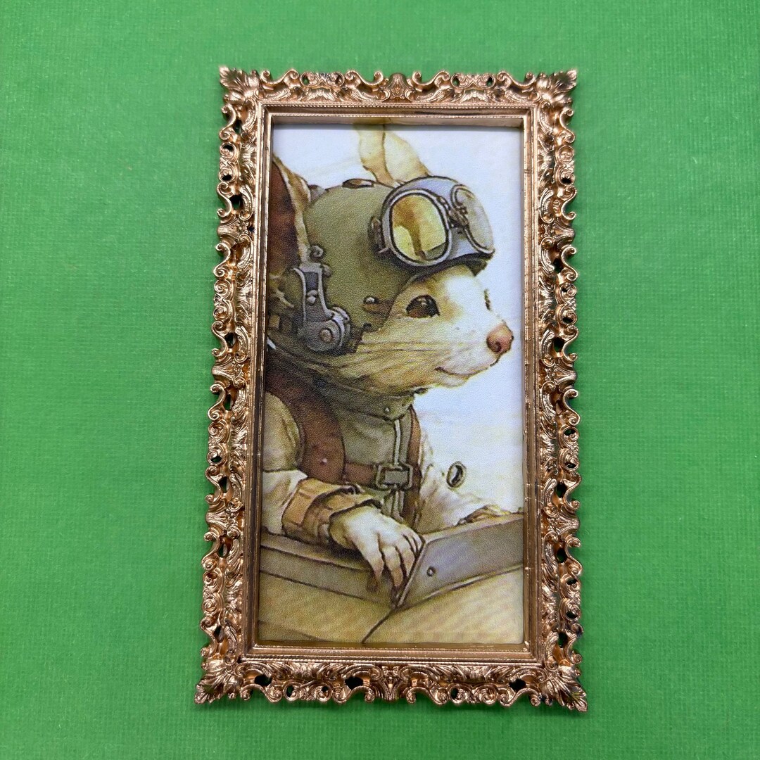 The Most Adorable Mouse Miniature Framed Print, Fantasy Mouse With ...