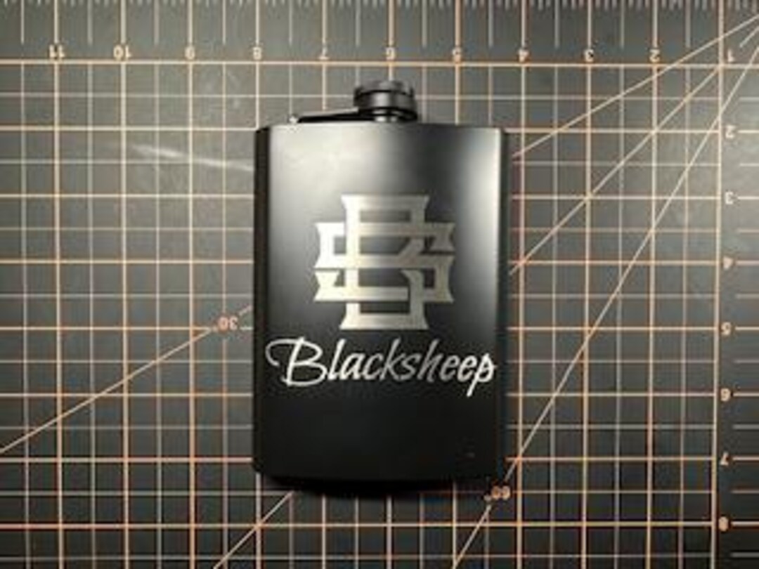 Black Sheep Stamp Flask - Etsy