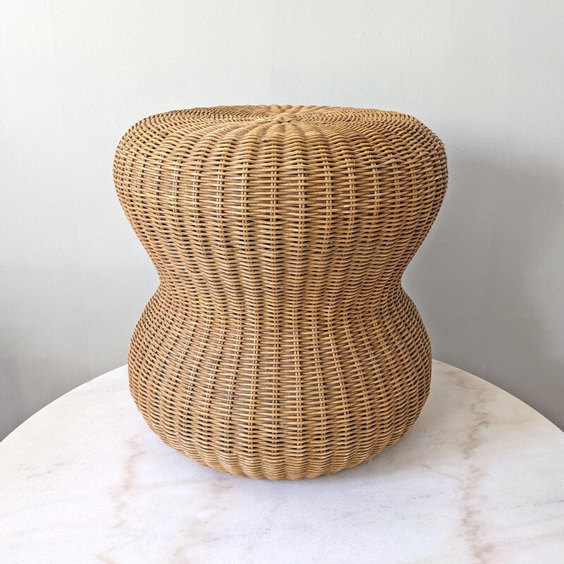 Wicker Stool - Etsy