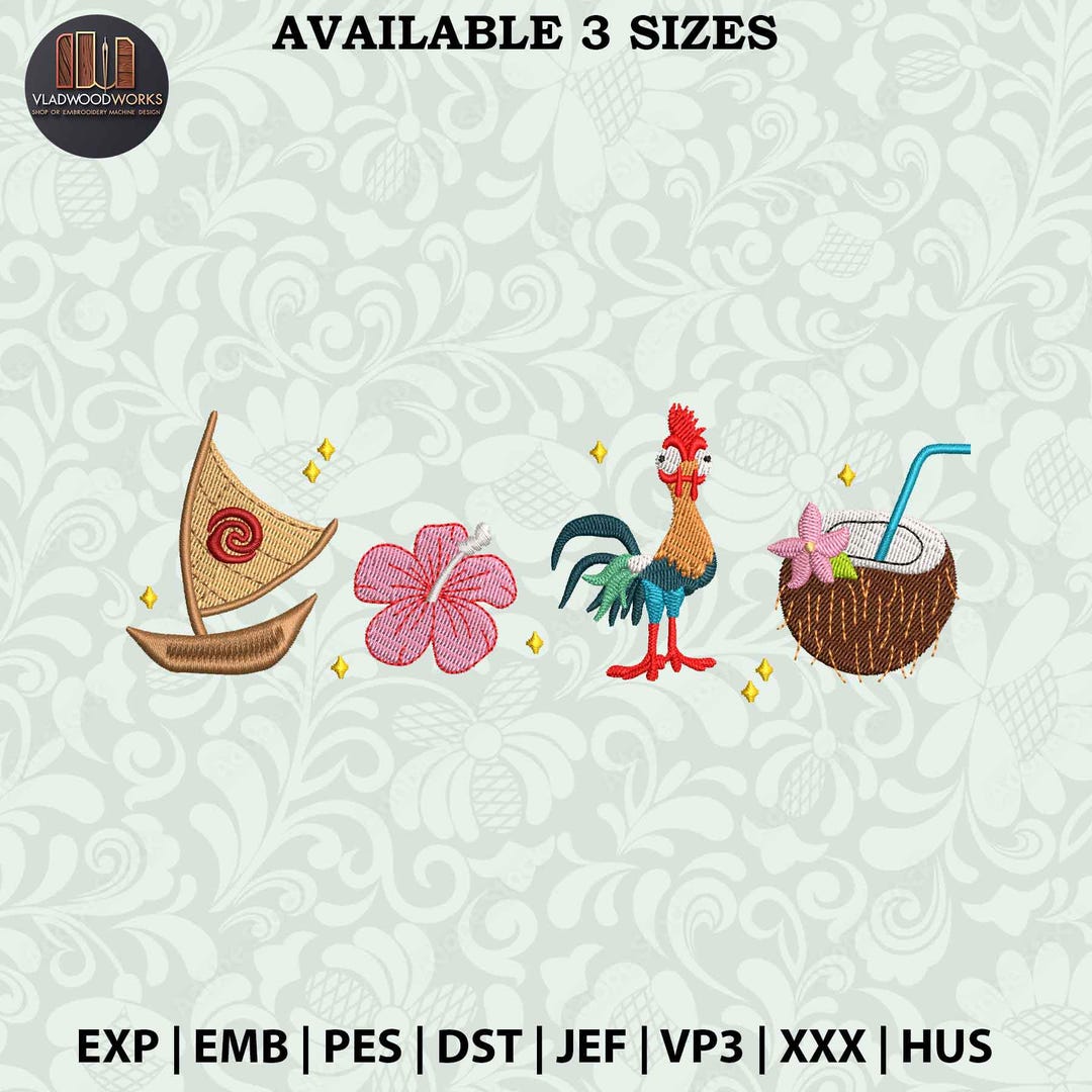 Magic Kingdom Embroidery Design, Princess Cartoon Embroidery Design ...