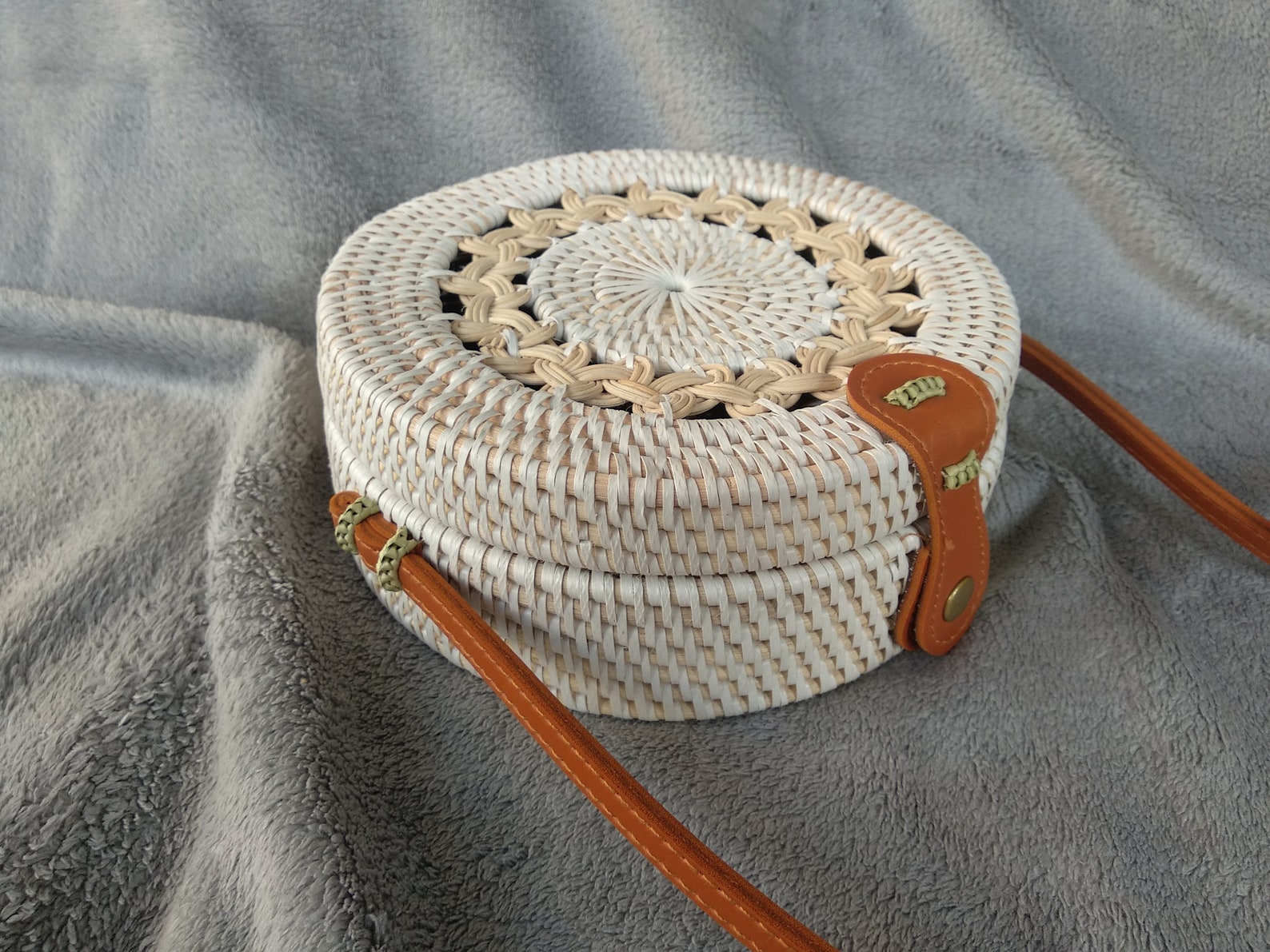 SALE 20cm Ulun Danu Round Rattan Bag Handwoven Ata Grass - Etsy