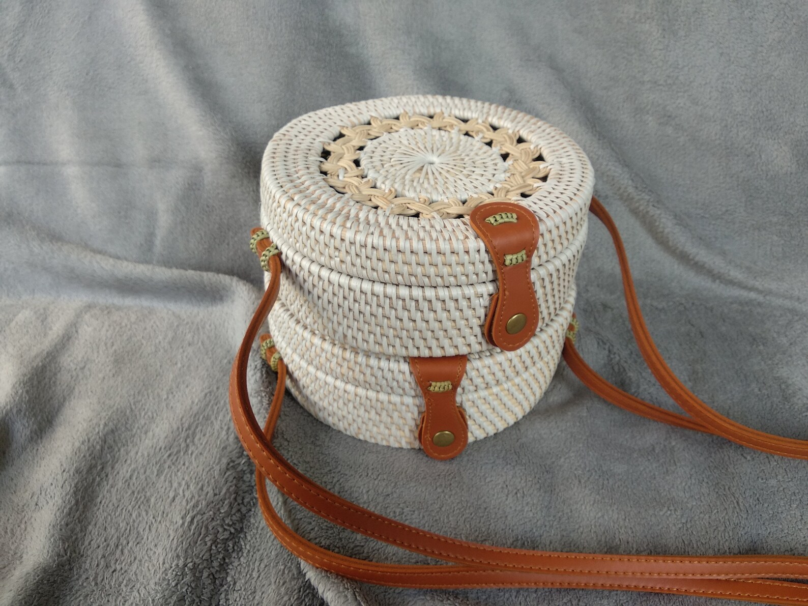 SALE 20cm Ulun Danu Round Rattan Bag Handwoven Ata Grass - Etsy