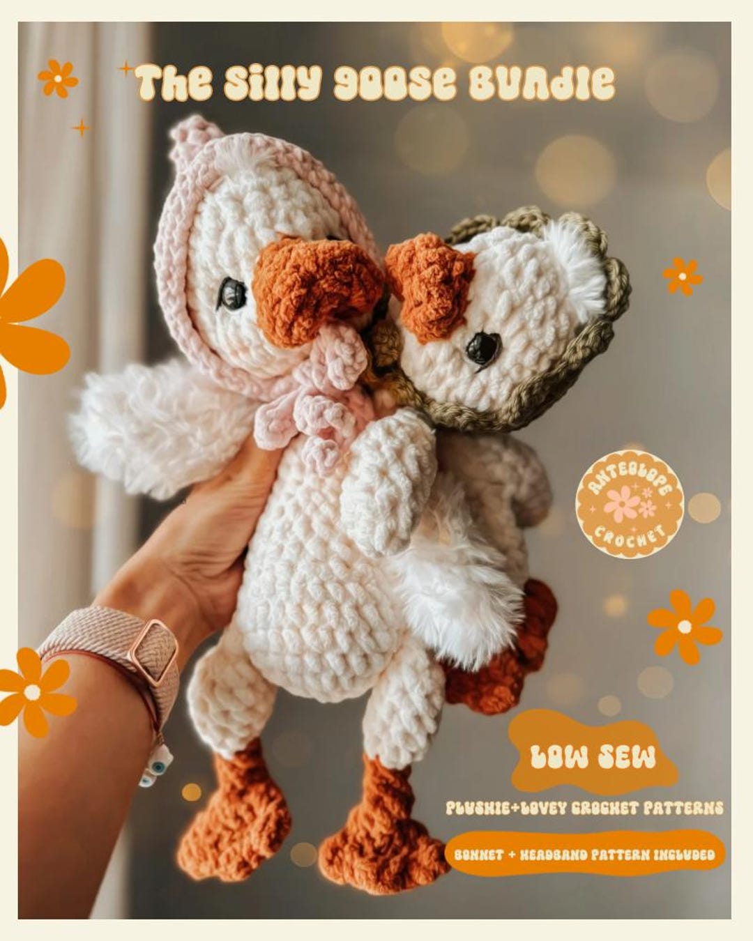 Gigi&georgia the Silly Goose Bundle Crochet Pattern / Low Sew / Crochet ...