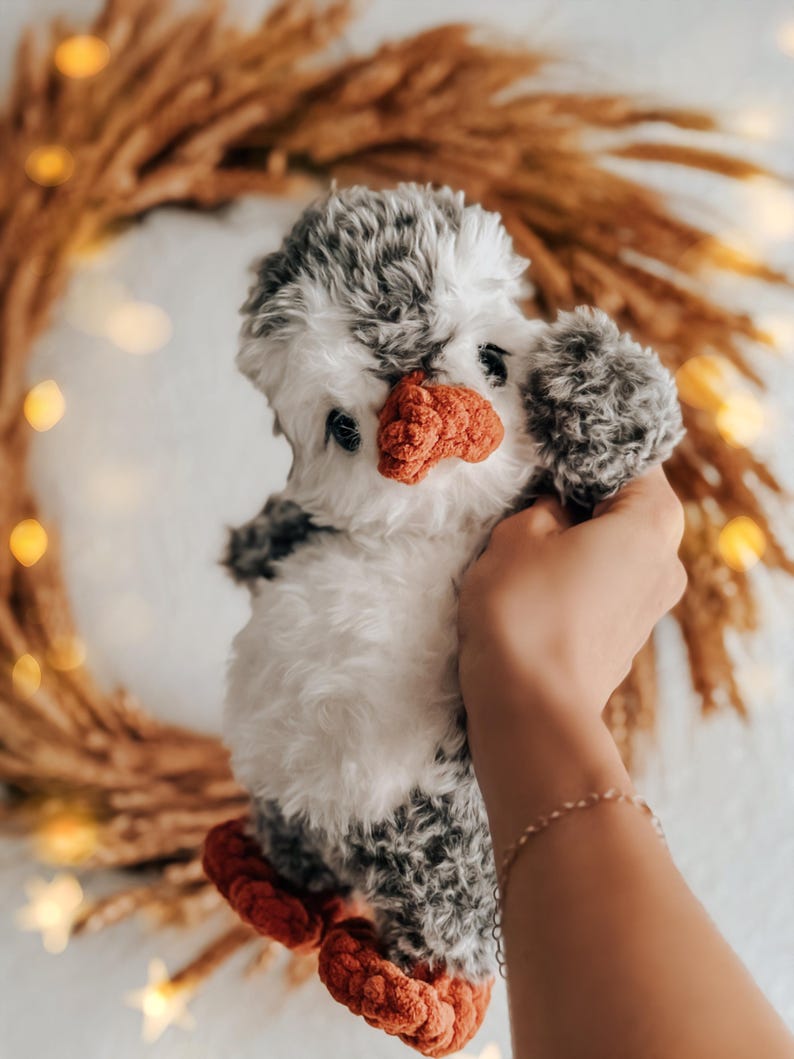Penguin Crochet Pattern / Penelope the Penguin / Low-sew Amigurumi ...