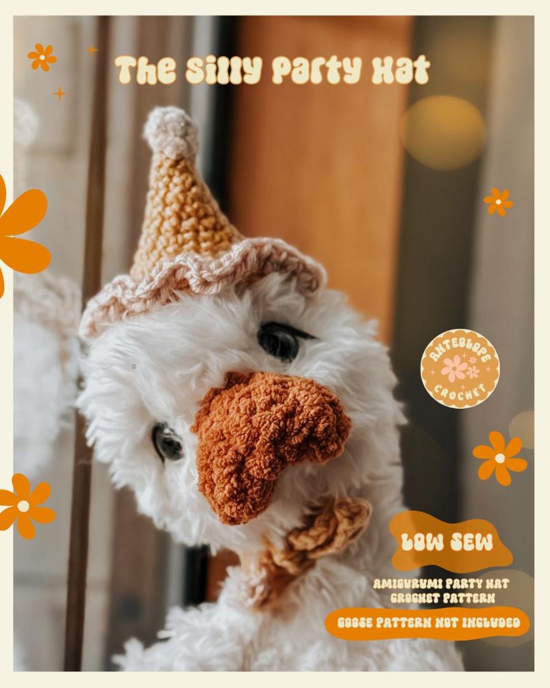 The Silly Party Hat Crochet Pattern / Amigurumi Party Hat / Birthday ...