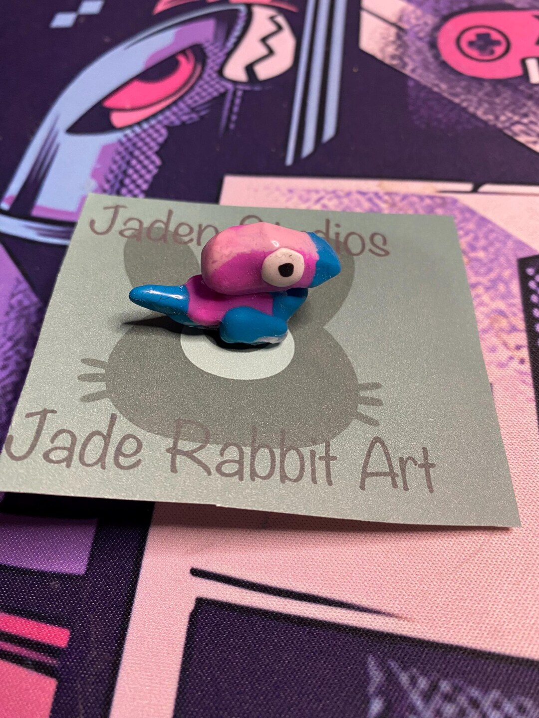 Porygon Pokémon Pushback Pin 3D - Etsy