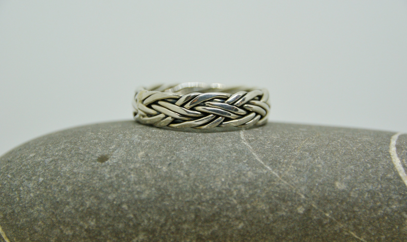 Vintage - Sterling Silver - Celtic - Interlocking Weave Design - Ring ...
