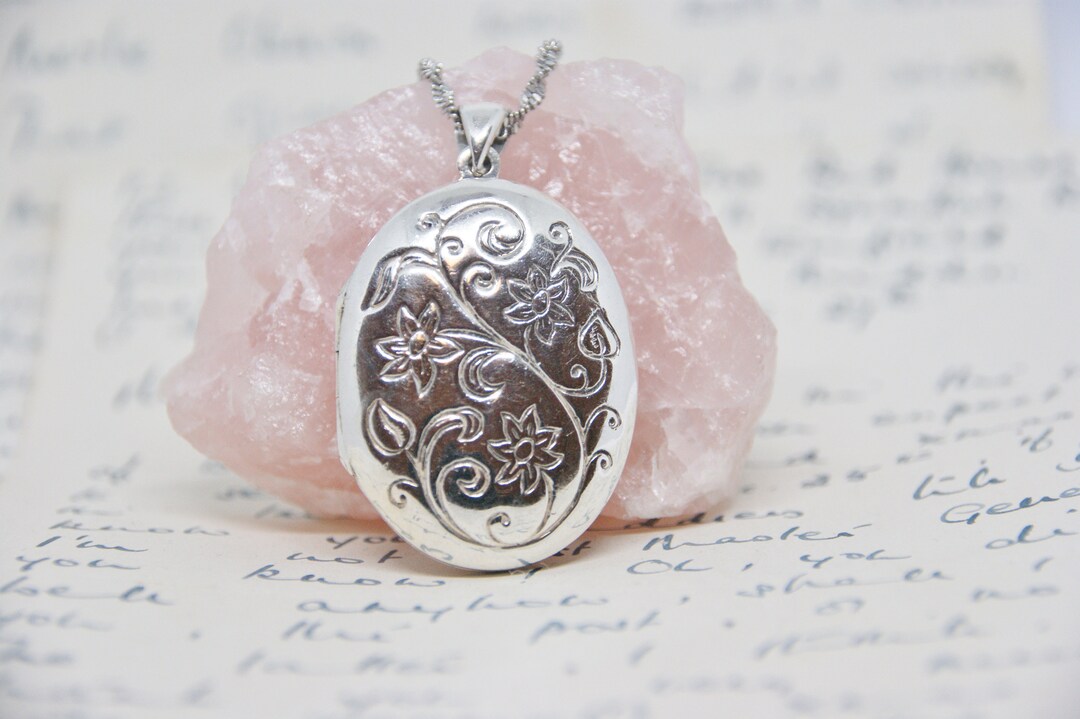 Beautiful - Sterling Silver - Double Sided Locket - "let Me Not to the ...