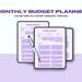 Monthly Budget Planner Printable PDF | Budget Sheet and Expense ...